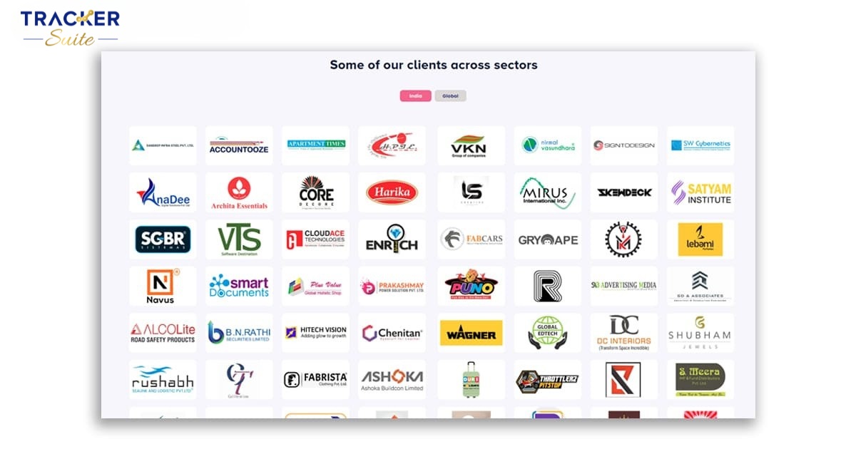 Our Client | Tracker Suite